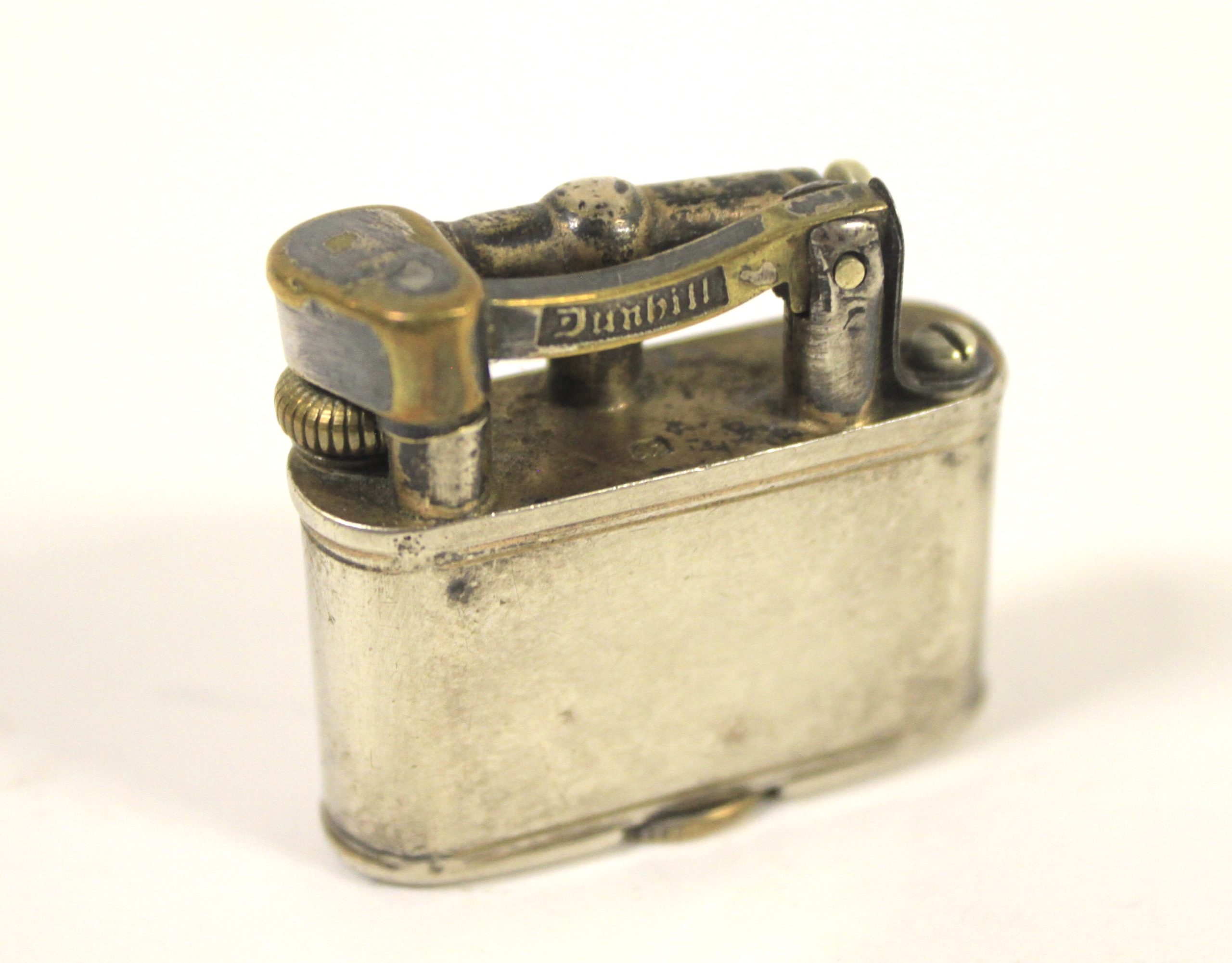 Rare Silver Dunhill purse Lighter,Hallmarked London - Paul Watson Antiques
